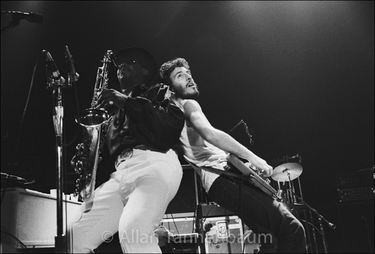 Bruce Springsteen Leans on the Big Man - Archival Fine Art Print Signed ...