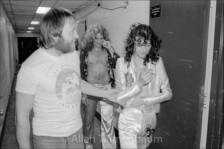 Led Zeppelin Plant and Page Backstage - Archival Fine Art Print Signed ...